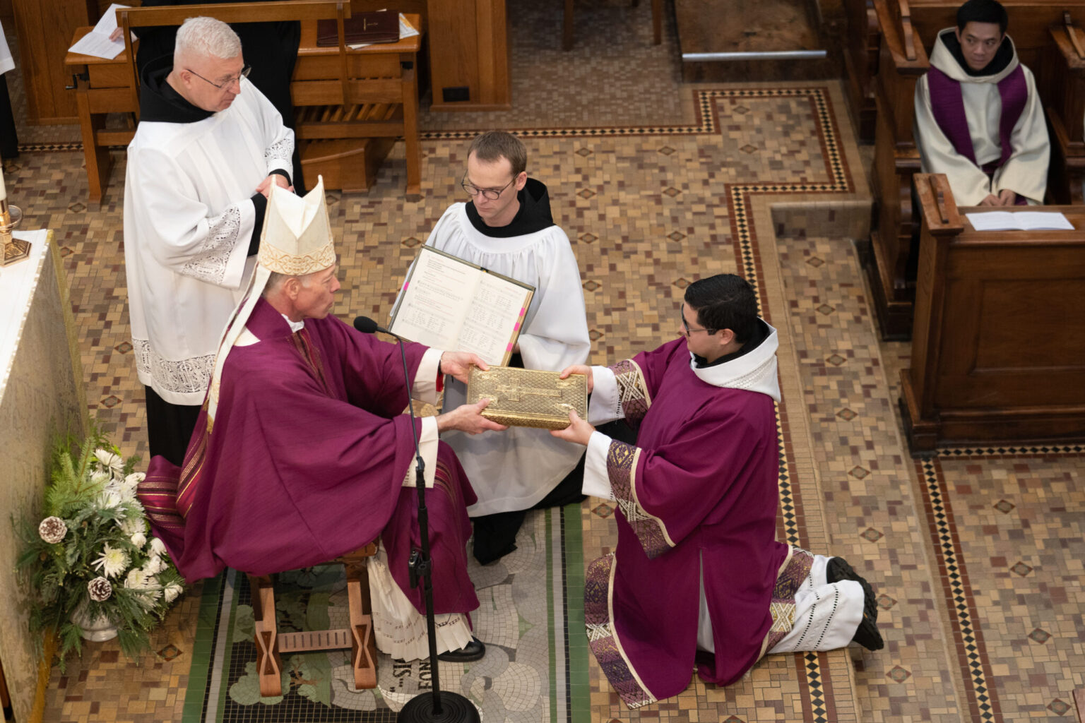 Br. Charles Gonzalez, OSB, ordained a deacon - Mount Angel Abbey