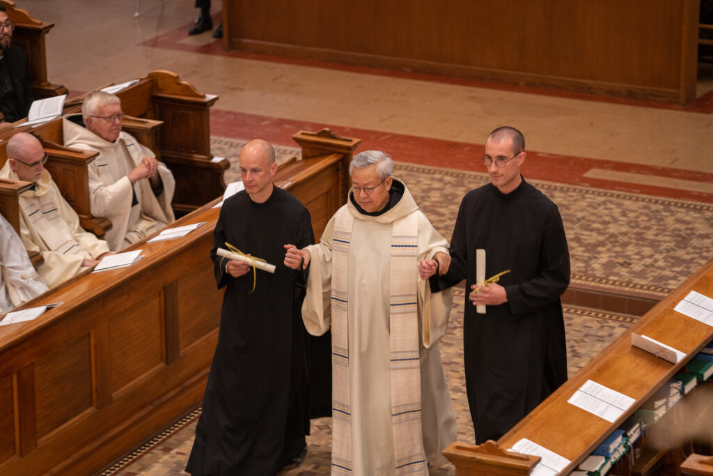 Novices at Mount Angel Abbey make Simple Profession - Mount Angel Abbey