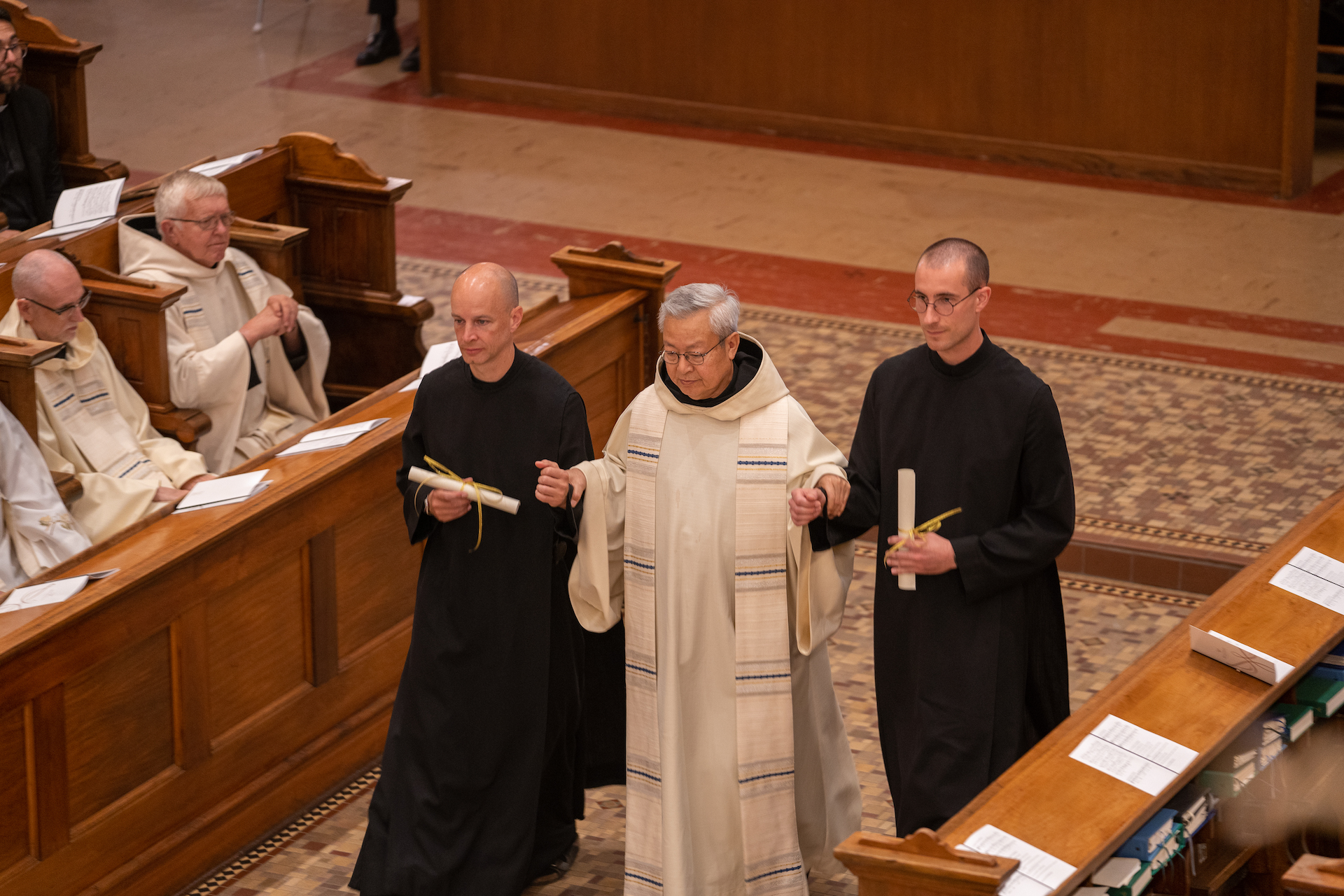 Novices at Mount Angel Abbey make Simple Profession - Mount Angel Abbey