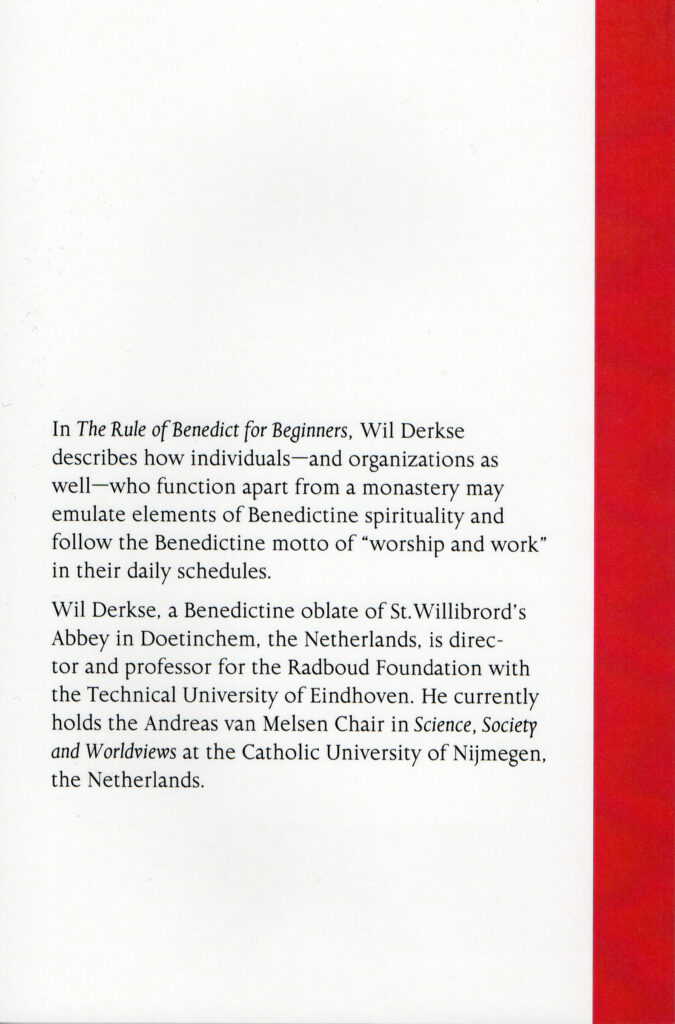 The Rule of Benedict for Beginners - Spirituality for Daily Life ...